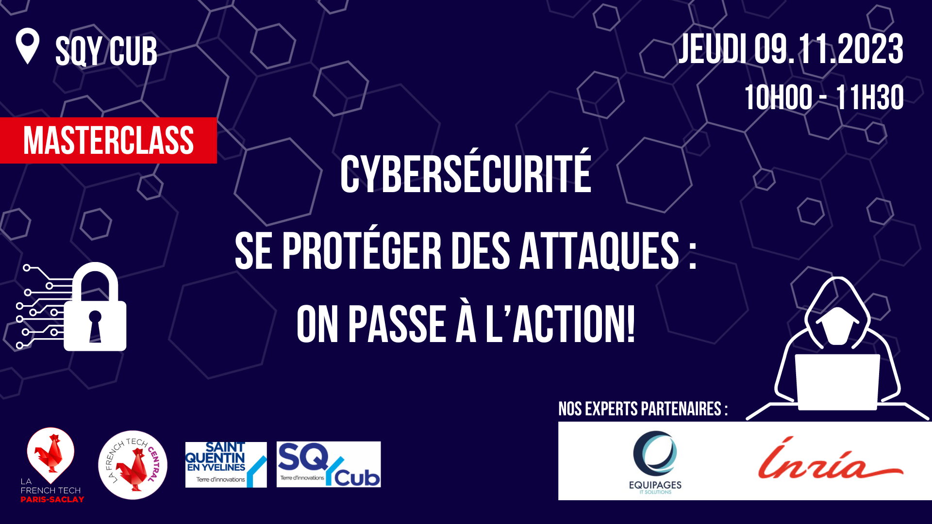 Masterclass : Cybersécurité Passons à l’action ! | La French Tech Paris-Saclay