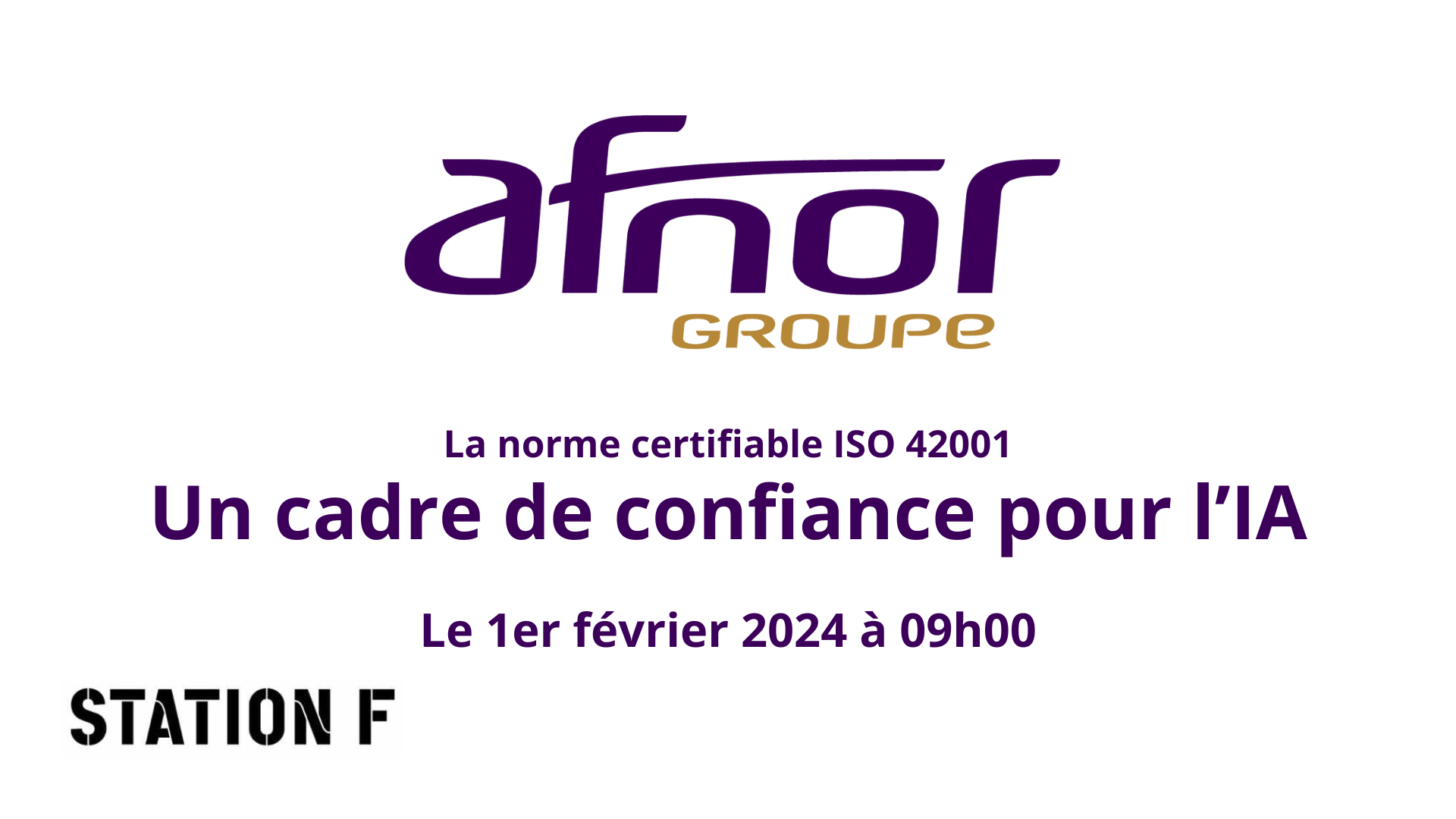 Matinée d'échanges sur l'IA et la nouvelle norme certifiable ISO 42001 ...