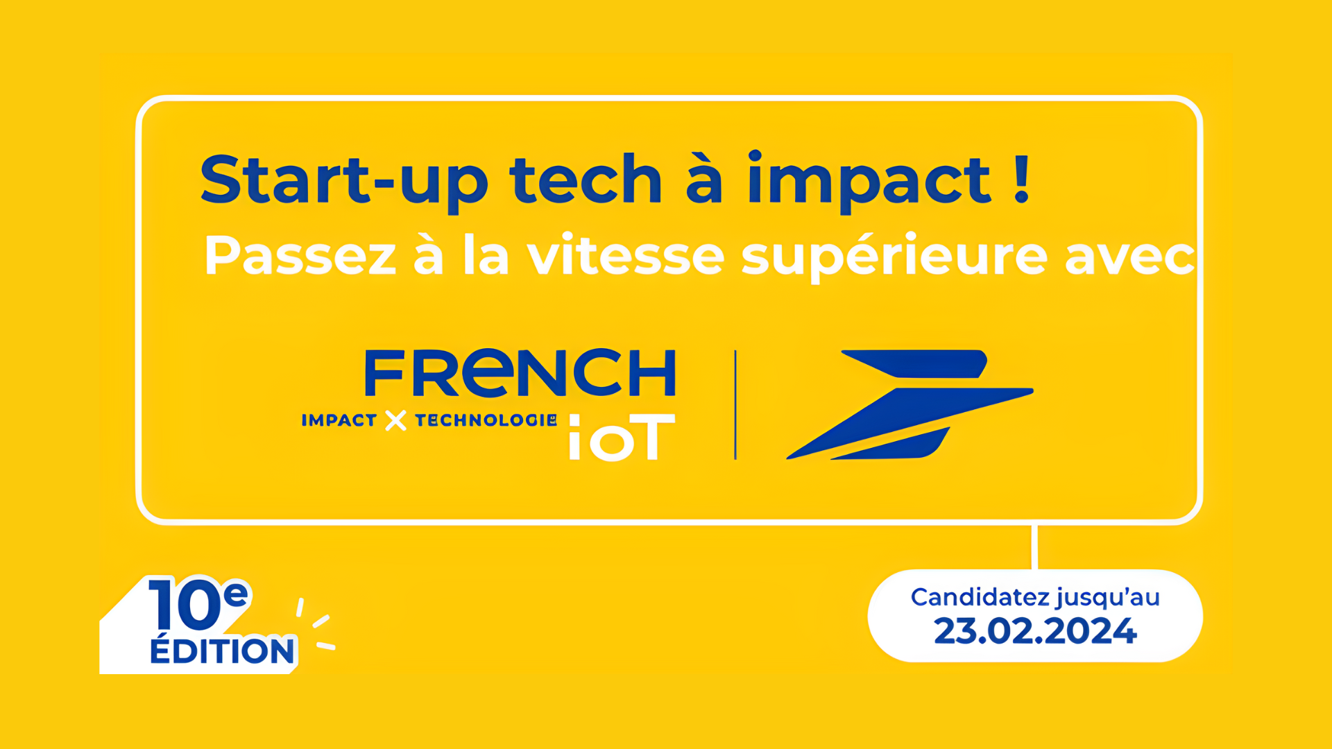 French IoT Impact x Technologie 2024 | La French Tech Paris-Saclay
