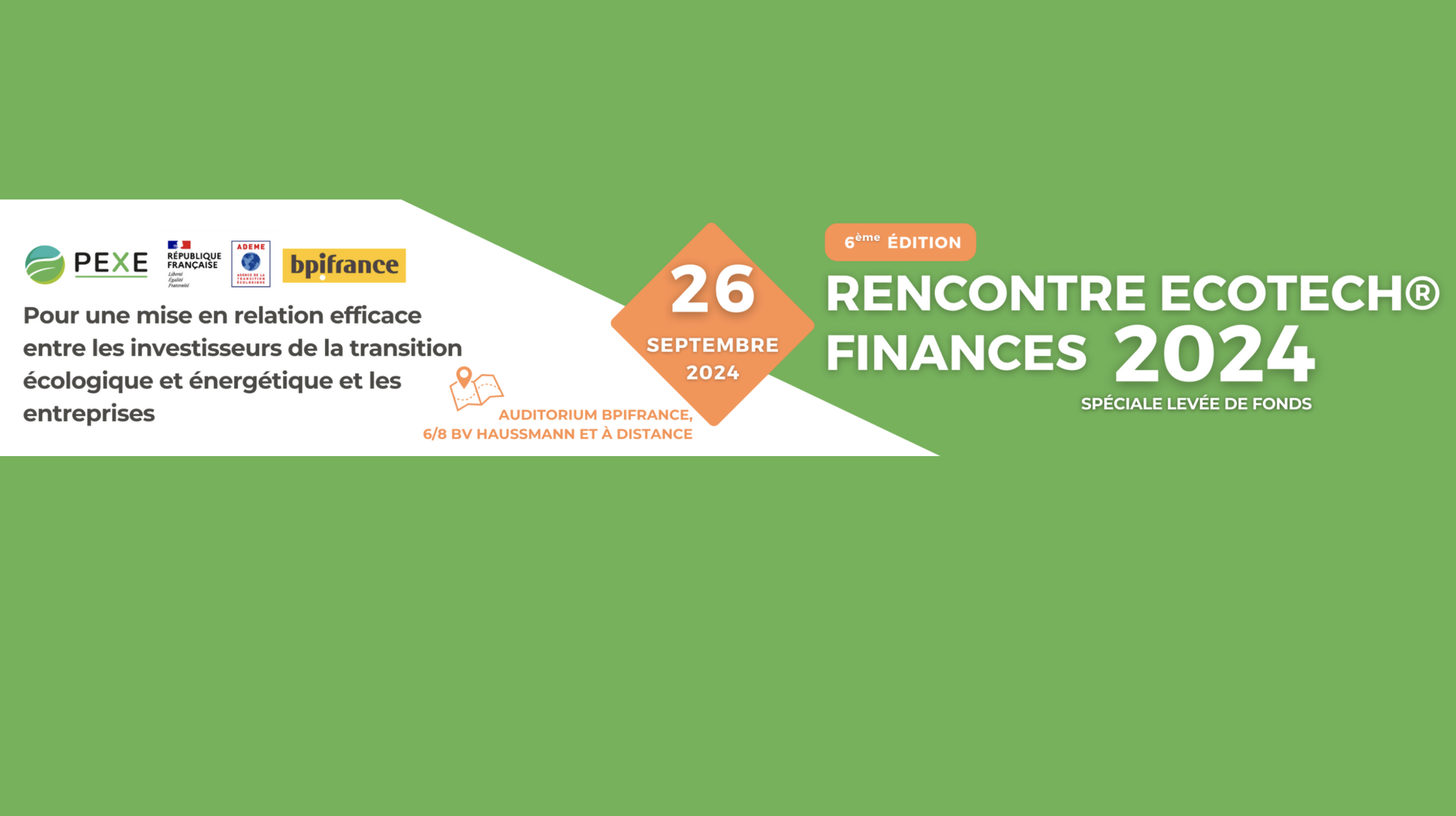 Rencontre Ecotech Finances 2024 | La French Tech Paris-Saclay